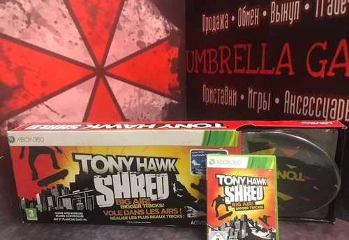 Xbox 360 Tony Hawk shred скейтборд + игра