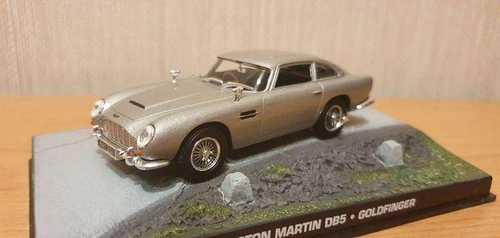 Модель автомобиля Aston martin db5 goldfinger 1:43