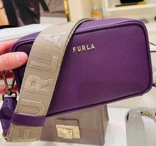 Сумка furla женская фиолетовая