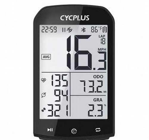 Велокомпьютер Cycplus M1 GPS Bike Computer