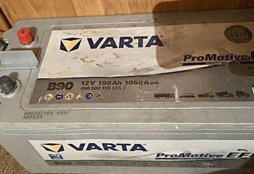 Грузовой аккумулятор Varta Promotive EFB B90 190 А