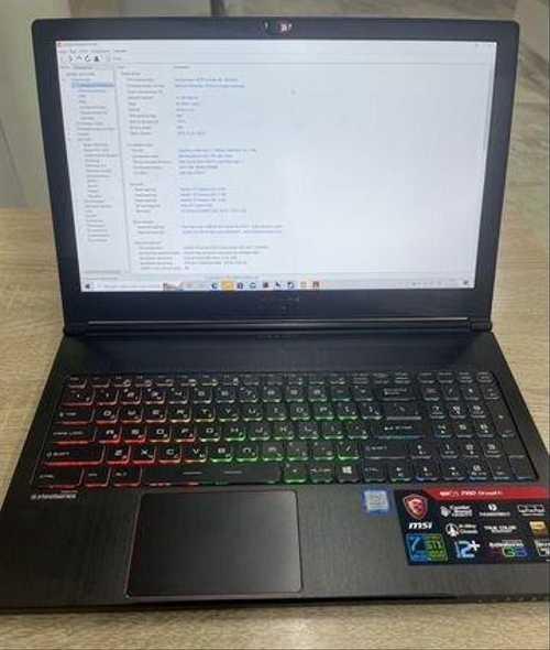 Ноутбук MSI GS63