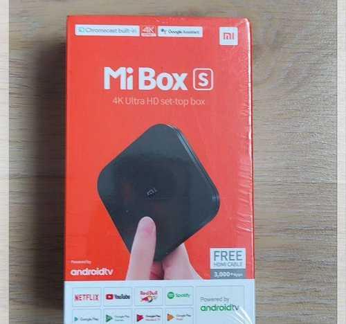 Тв приставка Mi box S новая запечатанная