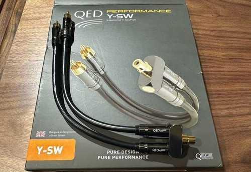 Сабвуферный кабель QED Performance Y-SW Adaptor