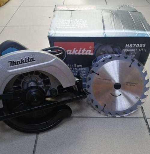 Дисковая пила Makita HS7000 с диском на 185мм