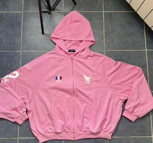 Зип худи Balenciaga Polo Pink (Арт.71830)