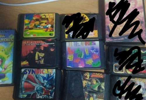 Картриджи для sega 16 bit