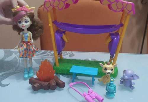 Детский домик и кукла enchantimals