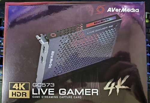 Карта видеозахвата AVerMedia live gamer 4K GC573