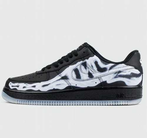 Кроссовки Nike Air Force 1 Low Skeleton Black Wmns