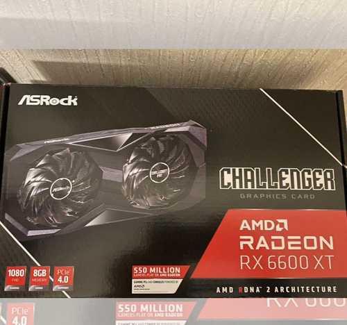 Видеокарта ASRock RX 6600 хт Challenger