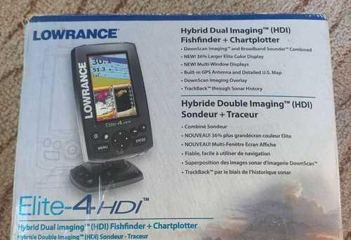Эхолот lowrance elite 4 HDI
