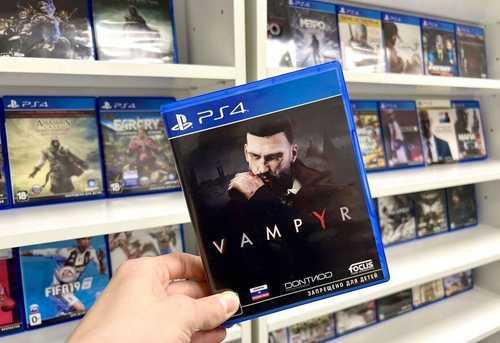 Игровой диск ps4 ps5 Vampyr / Вампир