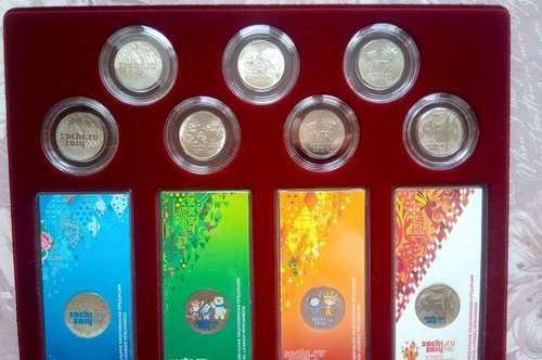 Полный набор монет "Сочи 2014"
