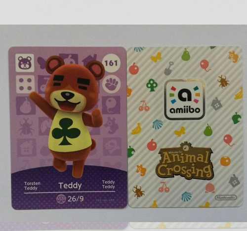 17. Animal Crossing amiibo-карты (161-170) 4U