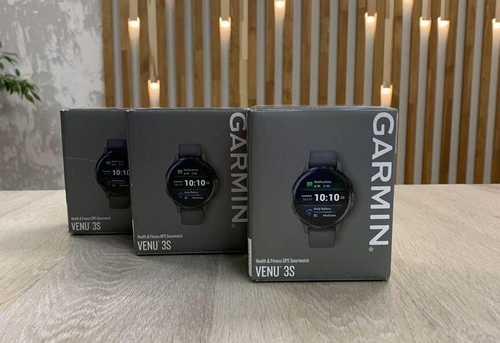 Умные часы Garmin Venu 3S, черный/темно-серый