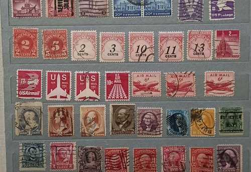 Коллекция Почтовые марки США 1870 - 1980