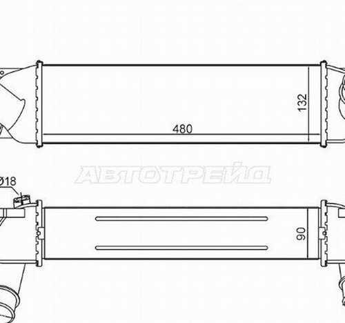 Интеркулер hyundai H1/starex 08