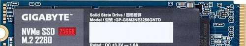 GigaByte NVMe M.2 2280 256GB GP-gsm2ne3256gntd