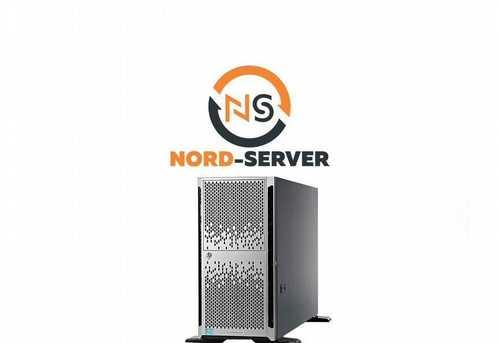 Сервер HP ML350p Gen8 16SFF 2x E5-2680 128GB 750W