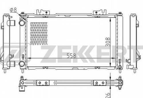Радиатор охлаждения двигателя LADA Priora 08
