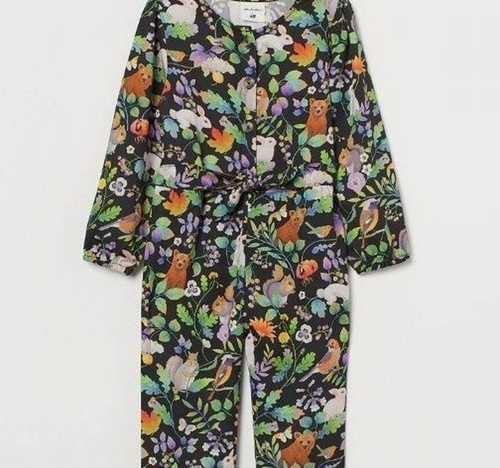 Шикарный хлопковый комбинезон H&M 122-128 см