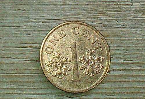 Монета Сингапура - 1 цент