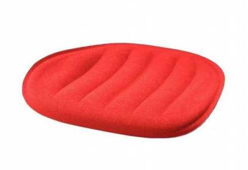 Подушка на стул икеа пюнтен, 43x41 см, красный
