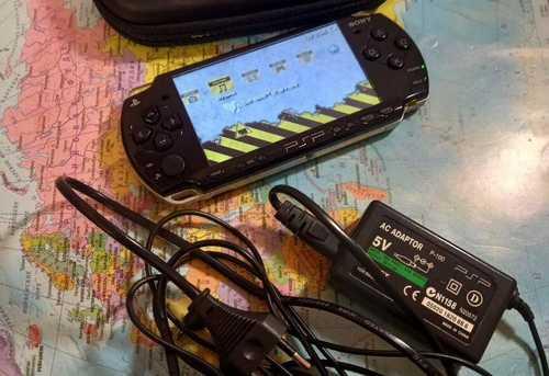 Sony PSP 2006, прошитая с картой 64ггб