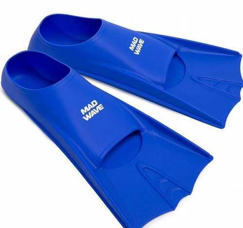 Ласты MAD wave flippers, S (36-38), синий, M0743 0