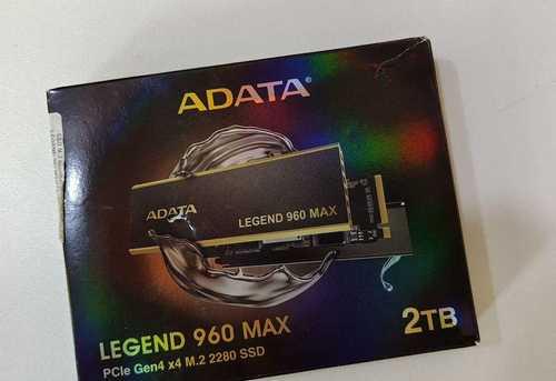 SSD 2tb adata legend 960 MAX M2 nvme