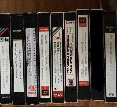 Видеокассеты vhs ужасы мультики