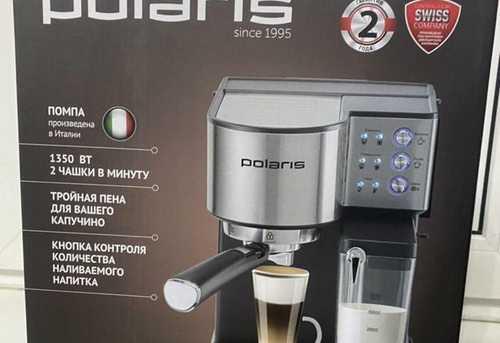 Кофеварка рожковая Polaris Cappuccino новая