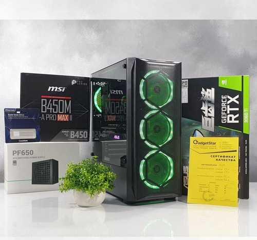 Новый игровой пк Ryzen 5 5600, RTX 3060 Ti, 600W 80+