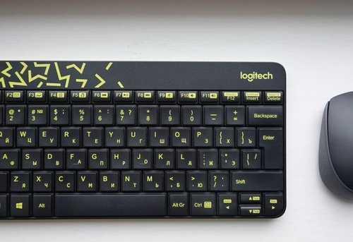 Беспроводная клавиатура Logitech мk240 Nano и мышь