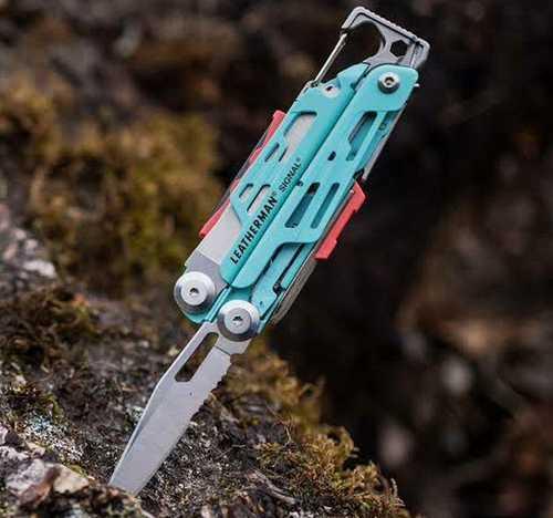 Leatherman Signal Aqua Silver Новый Оригинал