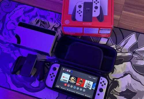 Nintendo switch oled + sd и топовые игры