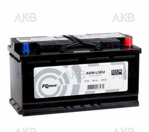 Аккумулятор автомобильный RDrive AGM 12V 95Ah 850A