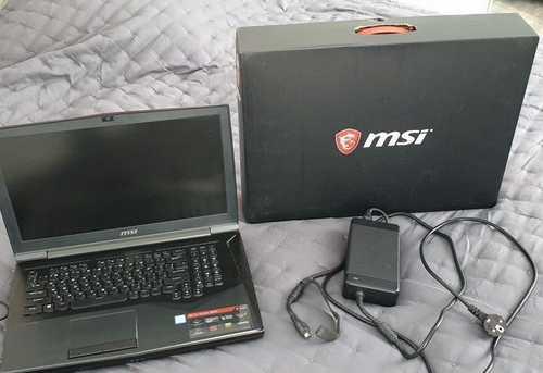 Игровой ноутбук msi 17