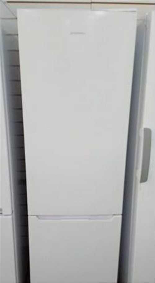 Холодильник с морозильником maunfeld MFF176SFW бел