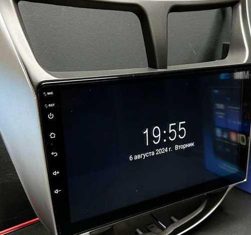 Магнитола android на Hyundai Solaris