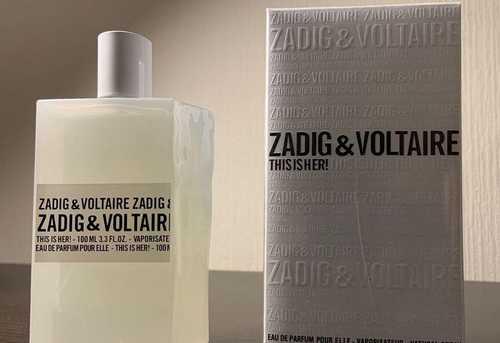 Духи женские Zadig voltaire this is her 100ml