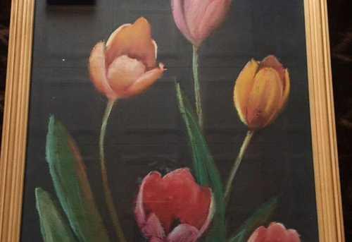 Виктор Магилевич картина Тюльпаны