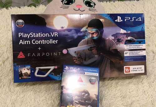 PlayStation VR Aim Controller + Farpoint ps4/ps5