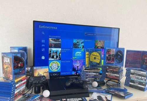 Sony playstation 4 fat +125 игр