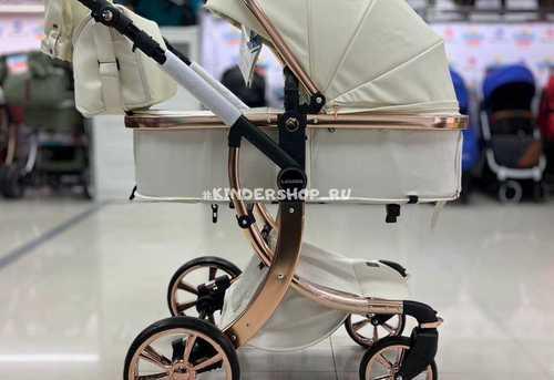 Новая коляска 2в1 в премиум эко коже LuxMom 608