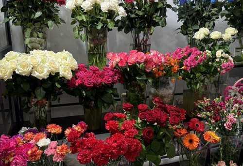 Цветы букеты розы с доставкой
