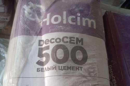 Цемент белый Holcim 50 кг мешки в поддоне 30 шт