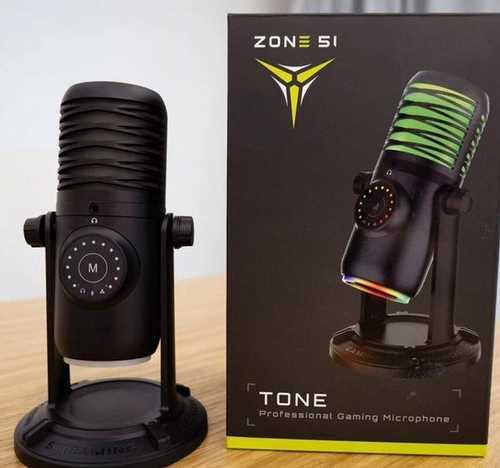 Новый микрофон для стримов и подкастов zone 51 RGB