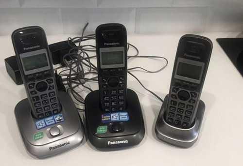 Телефон стационарный Panasonic цена за 3шт